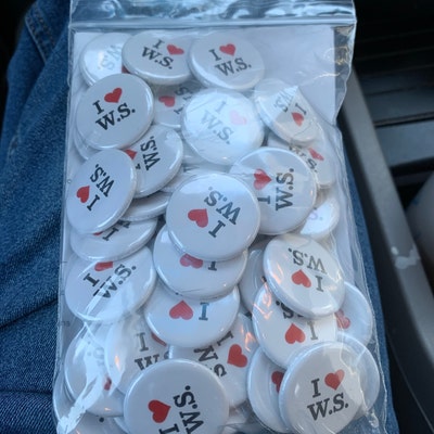 Personalize I Heart Buttons I Love your Text Here - Etsy