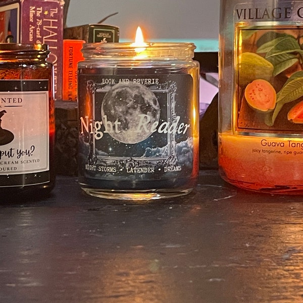 Night Reader Candle | Aromatherapy for Sleep, Insomnia, Gifts for ...