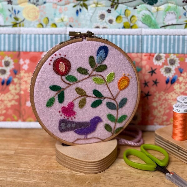 Hoop Prop: Embroidery Hoop Stand or Cross Stitch Display, Easy Gifting ...