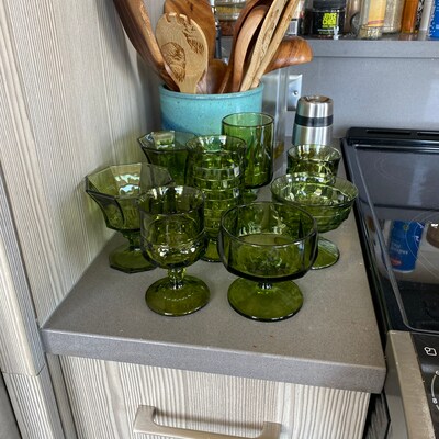 Vintage 1930s Lancaster Glass Hand-painted Carol Pattern - Etsy