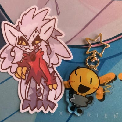 Firey Bfdi Keychain Bfdi Battle for Dream Island BFB Battle for BFB ...