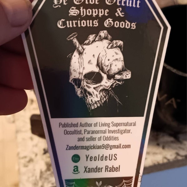 Skull Goth Stars Thank You Cards Social Media Cards Thank You Cards ...