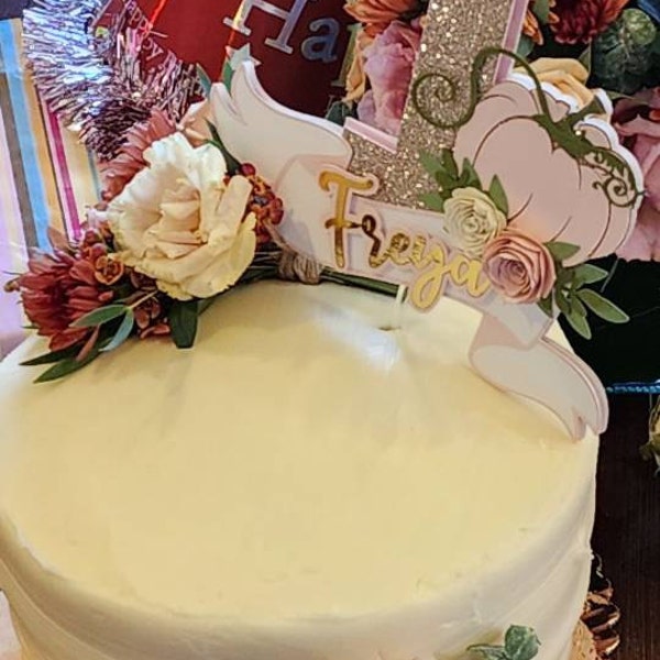 Cherry First Birthday Cake Topper, Cherry Sweet Theme, Cherry Party ...