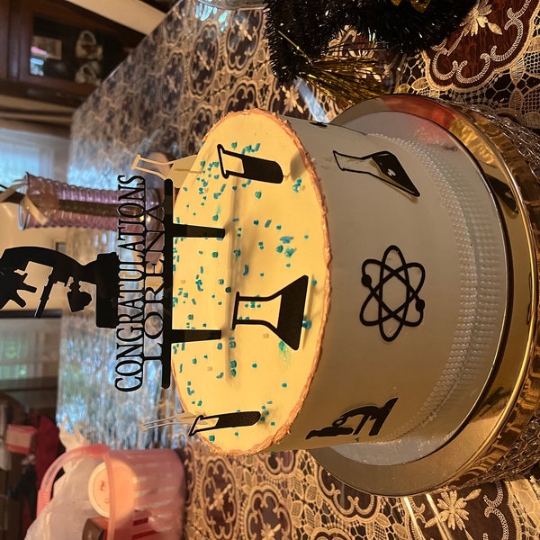 Science Themed Cupcake Toppers Pack of 6 - Etsy