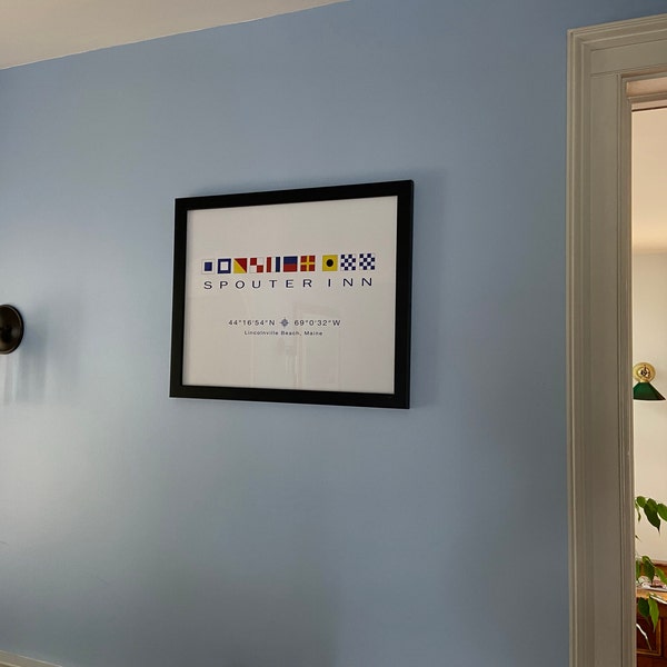 Set of ANY 4 Nautical Flags 5x5 (square), 8x8 (square) or 8x10 Prints ...