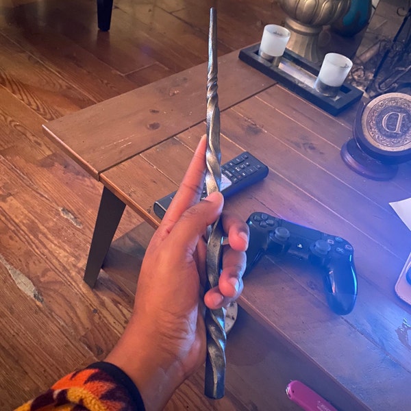 Steel Magic Wand. Blacksmith Hand Forged. - Etsy