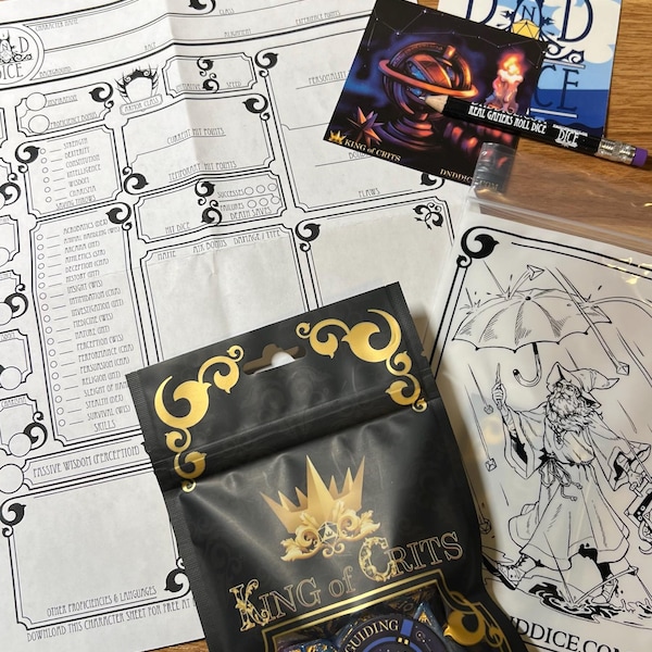 Guiding Stars Exclusive 7 Dice Set | Unique Constellation Star Chart ...