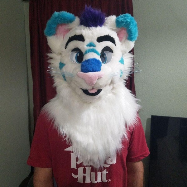 Fursuit Cat Nose Pattern & Tutorial Pickable Plush Feline Snout W ...