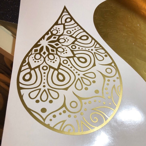 Essential Oil Drop Mandala SVG / Oil Drop Design SVG / Water Drop ...