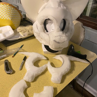 PDF Pattern Download Bluey Style Cosplay Cartoon Dog Fursuit Tail ...