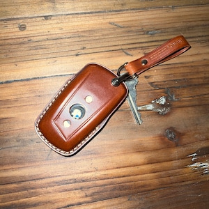 BMW Key Chain Leather Car Key Fob Cover Remote Key Case Car - Etsy