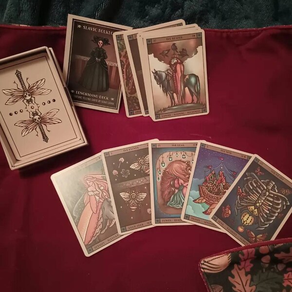 Slavic Folklore Lenormand Deluxe Edition Fairy Tale Oracle Cards ...