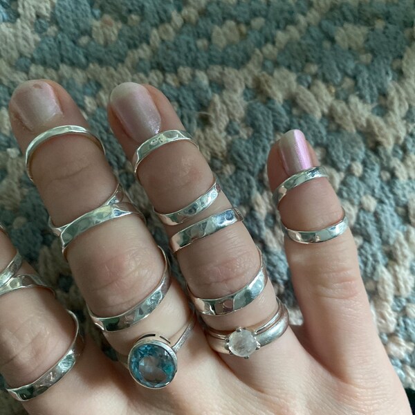 14K Gold Wide Toe Ring - Real 14 Karat Yellow Gold Wide Toe Ring - 14K ...