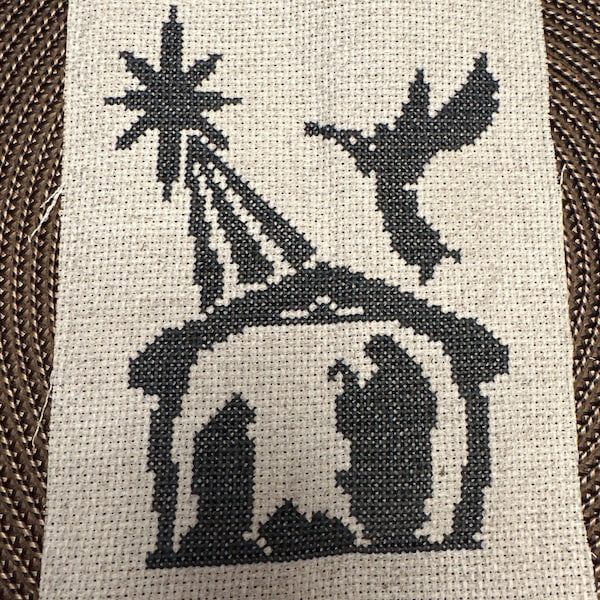 Nativity Cross Stitch Pattern Jesus Baby Embroidery Nativity Scene ...