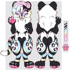 Cute Male Australian Shepherd Aussie Fursona Chibi Furry Canine Dog ...