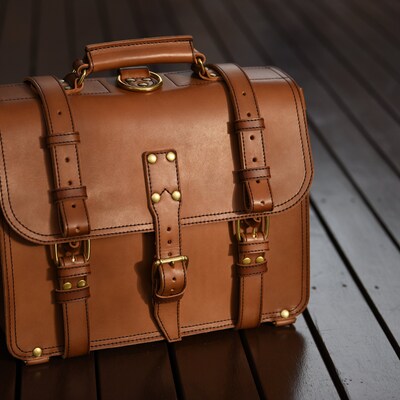 Flat Leather Straps, Leather Utility Strap for Backpacks & Bags, Set of ...