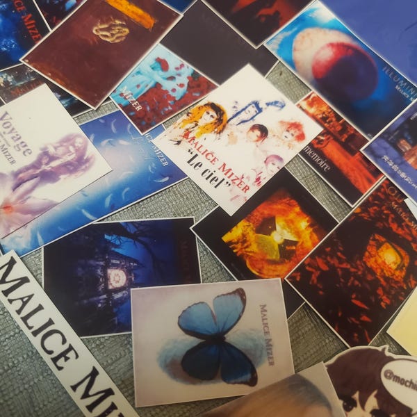 Set of 20 DADAROMA Visual Kei, J-rock, V-kei Band Glossy and Waterproof ...