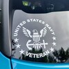 United States Navy Veteran Car Truck Van Window or Bumper Sticker Vinyl ...
