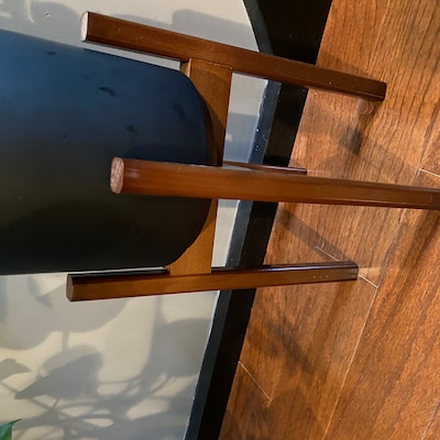 Mid Century Modern Walnut Plant Stand Indoor, Bamboo Tall Plant Stand ...