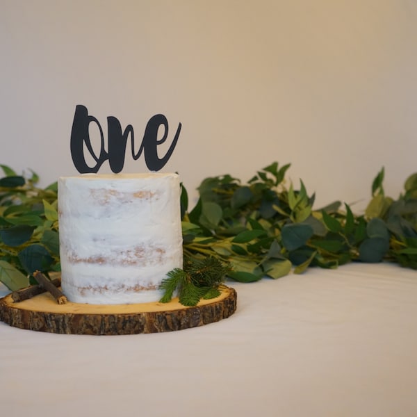 ONE Cake Topper - Etsy
