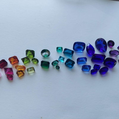 Bulk Semi Precious Faceted Gemstones Wholesale Lot, Mixed Loose ...