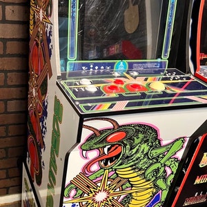 Arcade1up Cabinet Kickplate Front Riser Graphics Tempest - Etsy