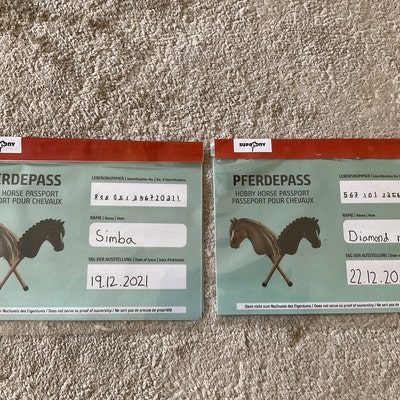 Hobby Horse DIY Pferdepass und Eigentümerurkunde digitaler Download zum ...