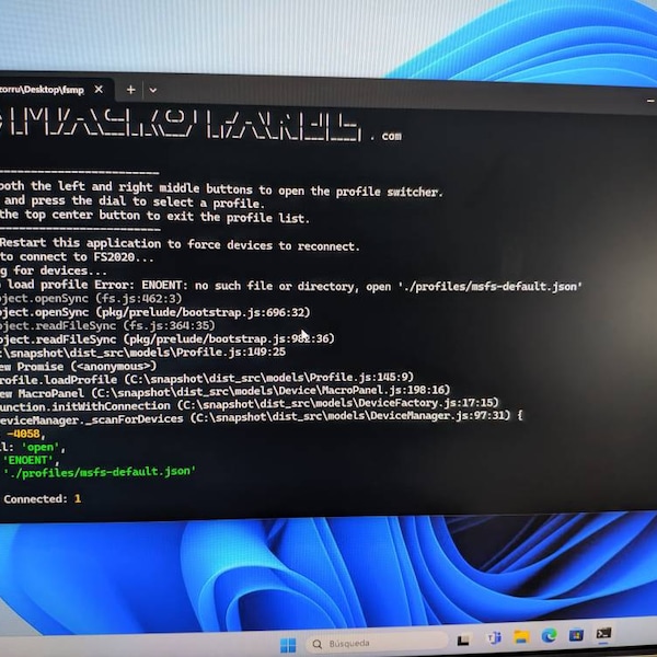 FS Macro Panel : Controller for Flight Simulator 2020 / 2024 (USB-C ...