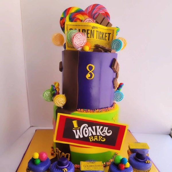 Wonka Chocolate Bar Label, Willy Wonka Party, 1.55oz Digital PDF for ...