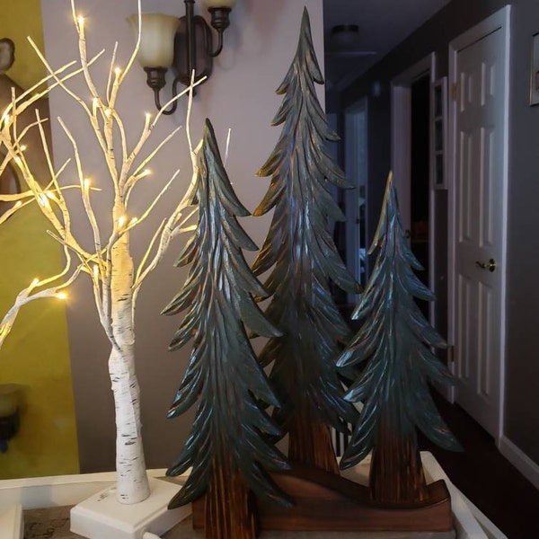 Tall Pines Tree Set - Etsy