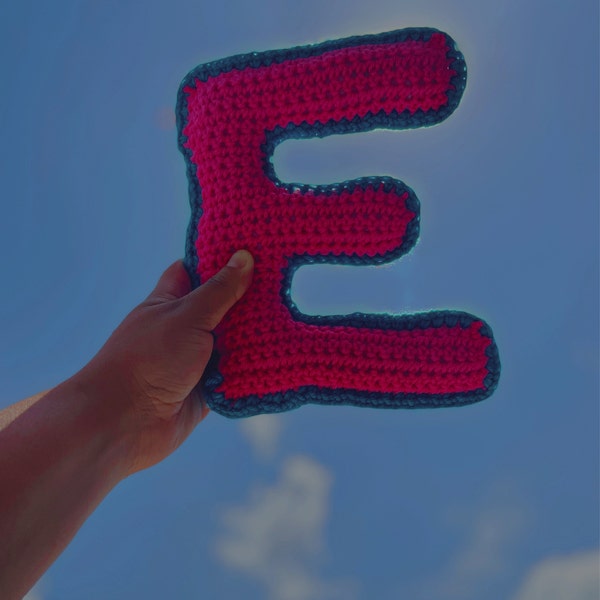 Crochet Pattern: Alphabet Capital Letters, Soft Letters, Play Letters ...