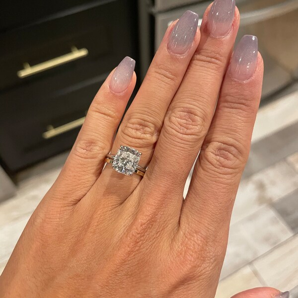 1.5mm Square Gold Ring 10k, 14k, 18k, or 22k, Solid Gold, Square Gold ...