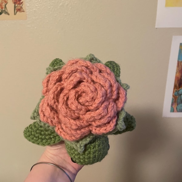 Mini Rose Turtle Crochet Pattern - Valentines Day Flowers, Advanced ...