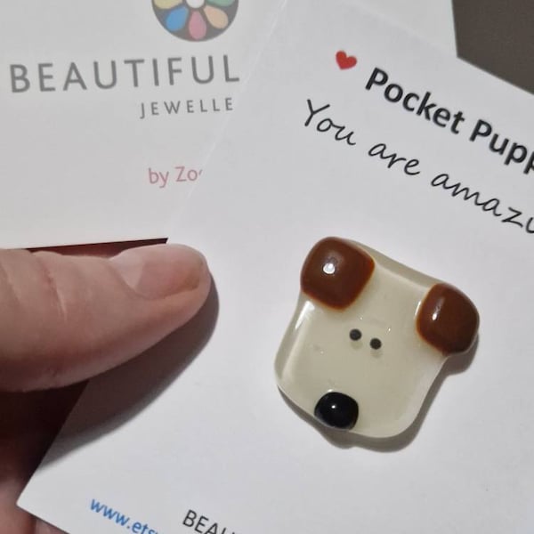 Fused Glass Pocket Robin: Sentimental Keepsake Gift - Etsy UK