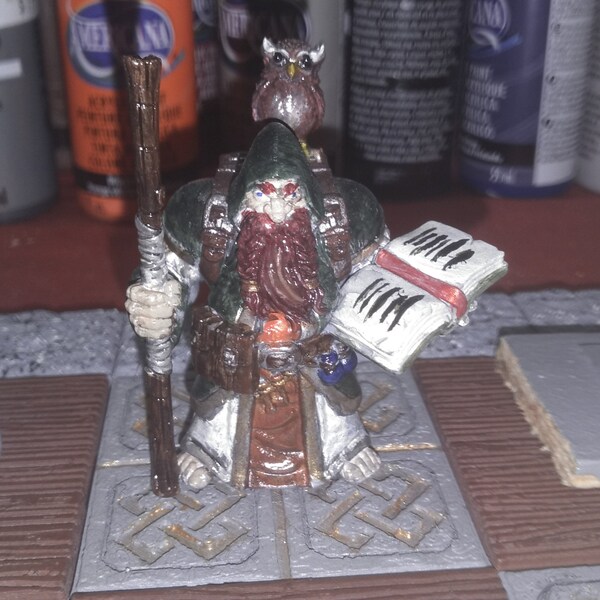 Dwarf Wizard Dnd Miniature Dwarven Cleric Miniatures for Tabletop Games ...