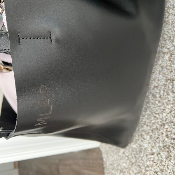 Personalized Leather Tote Bag, Monogrammed Women's Handbag - Etsy