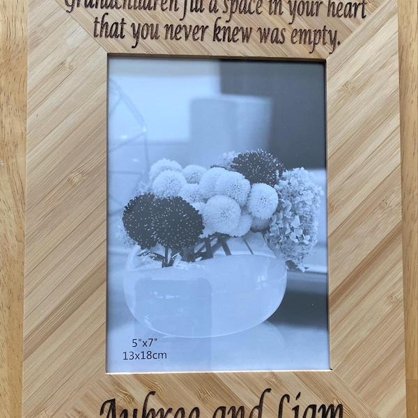 Personalized Picture Frame Custom Picture Engraved Picture Gift for Him ...