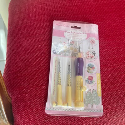 Mina Carin Punch Needle Set 3 Size Beginner Punch Knitting Needle Tool ...