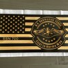 US Submarine Force, US Submarine Force Flag, Wood Flag, Sign, US Navy ...