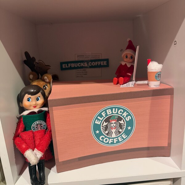 Mcelves Fast Food Display, Elf Props, Costume for Elf Dolls, Elf ...