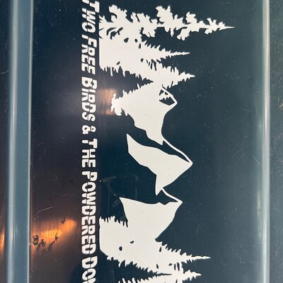 Snowmobile Vinyl Decal Mountain Decal Car Decal Sled Decal - Etsy