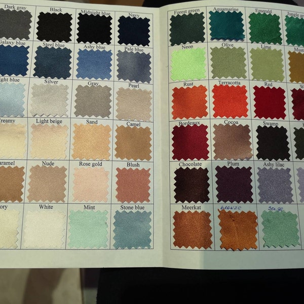 Natural Silk Samples/100% Real Silk Color / Pure Silk Satin Samples - Etsy