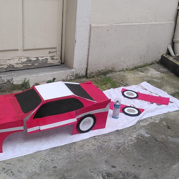 Template for Transforming Car Costume for Teens and Adults Inspired by ...
