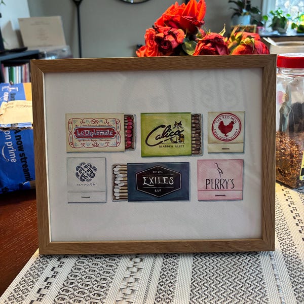 Custom Matchbox Painting | Personalized Matchbook Art Gift | Custom ...