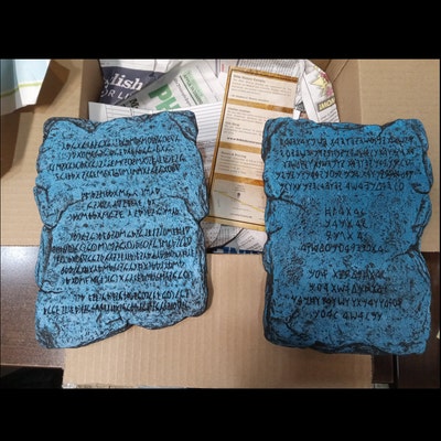 Ten Commandments in Paleo Hebrew Script Recreation - Etsy