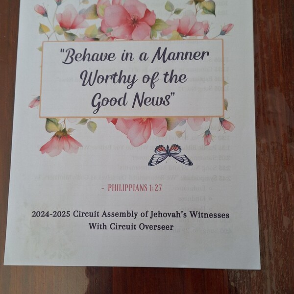 JW 2025 Convention Pure Worship Badges, JW Convention Name Card, JW Printable, Regional ...