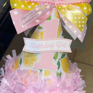 Pink Lemonade Party Hat Lemonade Stand Birthday Party, Pink Lemonade ...