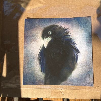 Hawk Art Print, Hawk Art, Art Print, Art, Hawk, Bird Painting, Hand ...