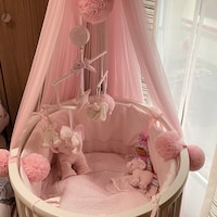 Crib Basket Organizer, Hanging Basket for Toddler, Home Décor, Storage ...