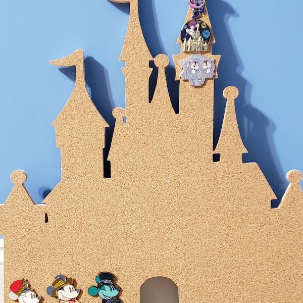 Disney Castle Pin Board, Disney Cork Board, Disney Gifts, Disney ...